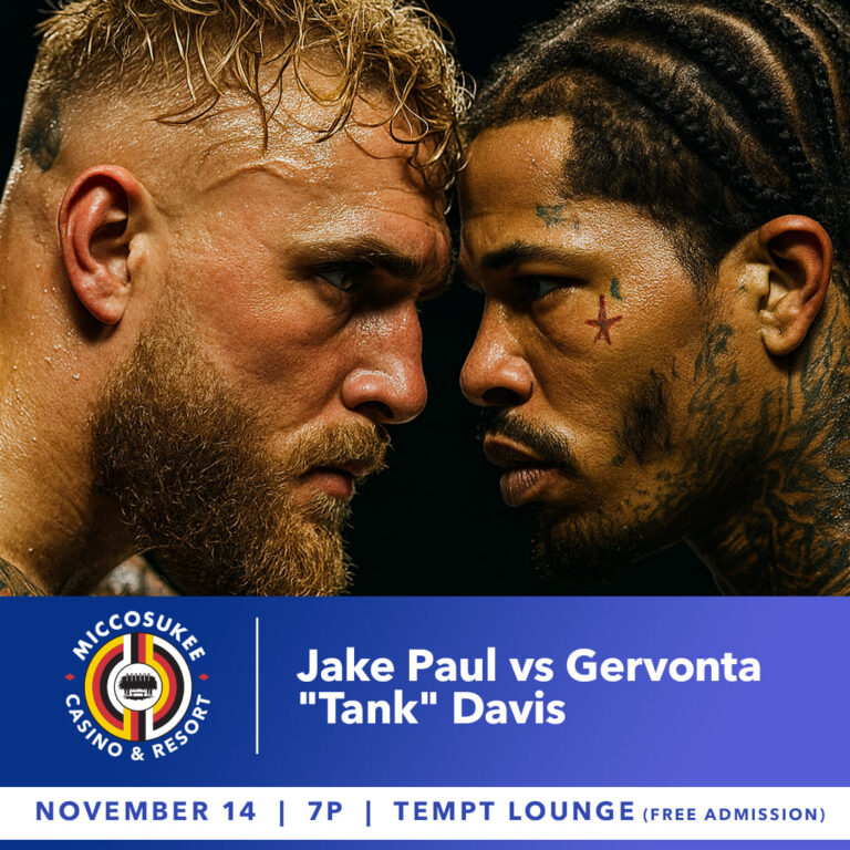 Jake Paul vs Gervonta "Tank" Davis - Miccosukee Casino & Resort